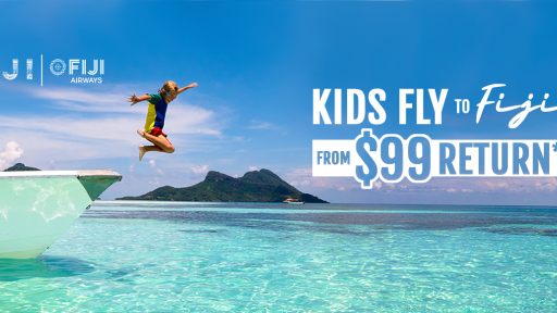 Kids Fly To Fiji For $99 Return