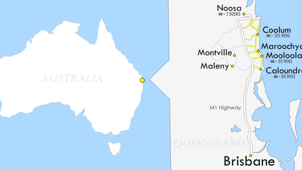 Getting To The Sunshine Coast | How To Get To The Sunshine Coast By Car ...