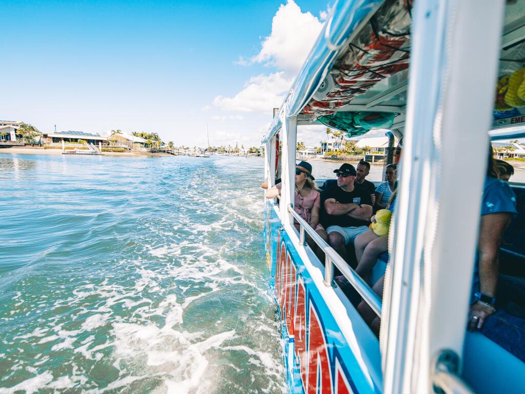 Aquaduck Sunshine Coast | 1 Hour Mooloolaba Tour, Mooloolah River